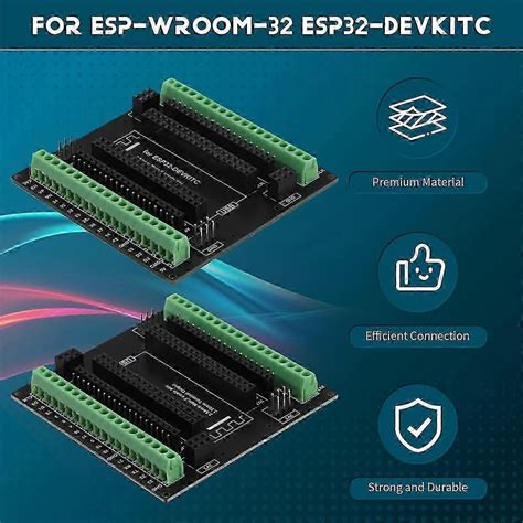 Con Esp32 Expanding Board Breakout Board For Esp Wroom 32 Esp32 Devkitc Gpio 1 Into 3 38pins