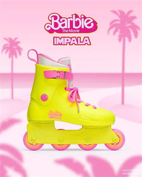 Barbie Roller Skate With Palm Trees