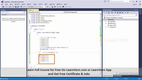 How To Use C Stack Class Learn In Hindi Youtube