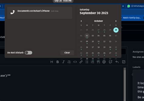 Bug In Calendar Display · Issue 3146 · Pop Ospop · Github