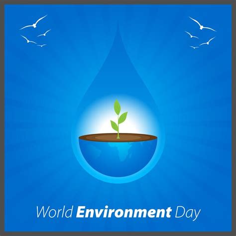Día mundial del medio ambiente Vector Premium
