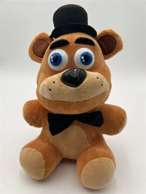 Five Nights At Freddys Plush Freddy Fazbear 12” 2017 Hard Eyes Fnaf