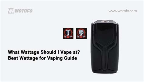 What Wattage Should I Vape At A Guide On High Watt Vaping