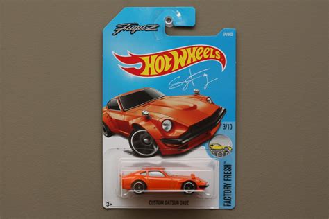 Hot Wheels 2017 Factory Fresh Custom Datsun 240Z Orange Fugu Z