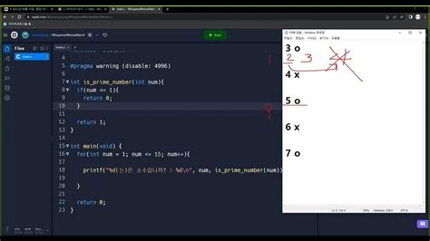문제 입력받은 정수가 소수인지 알려주는 함수 구현 Youtube