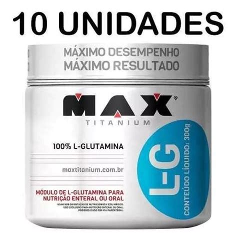 Atacado Revenda 10 Glutamina 300g 3kg Total Max Titanium Mercadolivre
