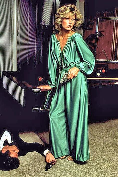 Farrah Fawcett Farrah Fawcett Farah 70s Fashion Jumpsuit Actresses
