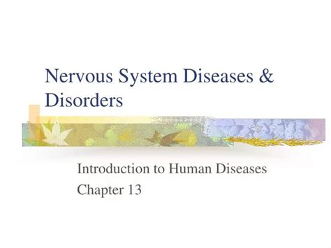 Ppt Nervous System Diseases And Disorders Powerpoint Presentation Free Download Id5704997