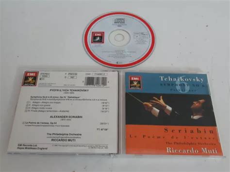 Tchaikovsky Symphony No Path Tique Scriabin Le Po Me De L Extase Cdc