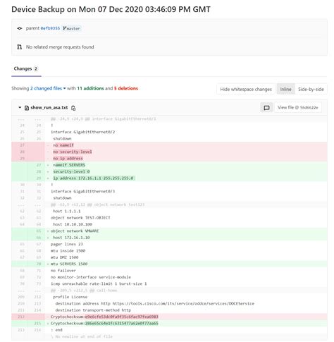 Network Configuration Backup With Ansible And Git