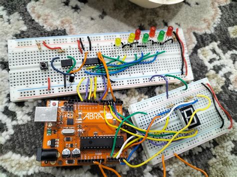 An Intresting Game Called Led Chaser 6 Steps Instructables