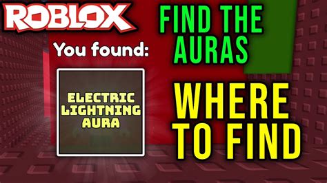Electric Lightning Aura How To Get [find The Auras] Roblox Youtube