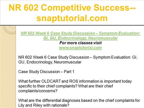 Nr 602 Competitive Success Ppt Download