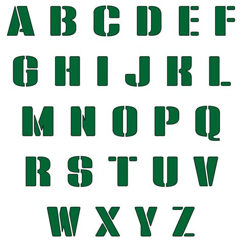 Cut Out Printable Alphabet Letters