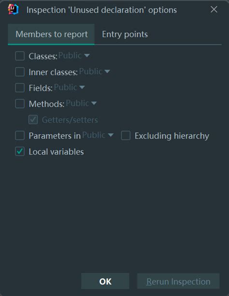 why are there no option `safe delete` for unused local var in `unused
