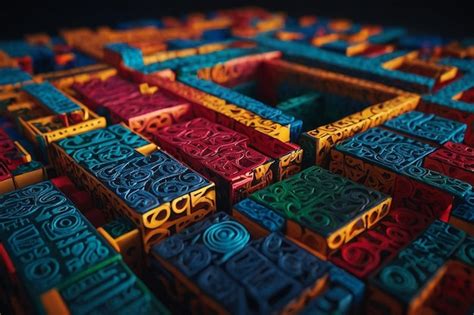 Binomial Theorem Visualization Premium Ai Generated Image