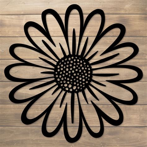 Daisy Wall Art Metal Garden Art And Home Decor Made In The Usa Kands