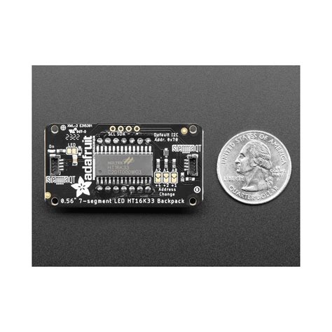 adafruit assembled 0 56inch 4 digit 7 segment display red with i2c ba