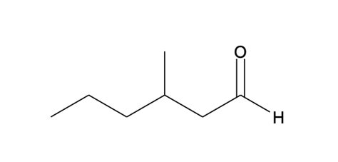 Draw The Correct Structure For Methyl Hexanal Quizlet