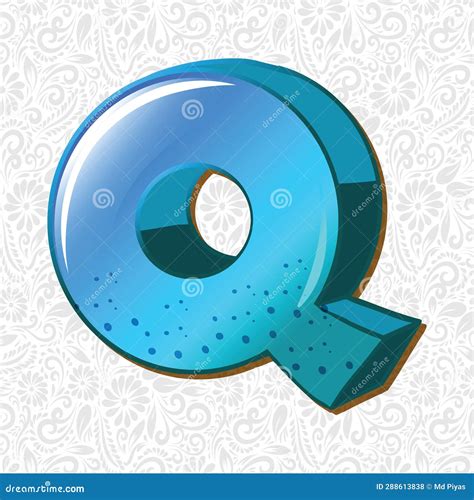 Alphabet Letter Q Latter Art Alphabet Vector Font Vector Stock