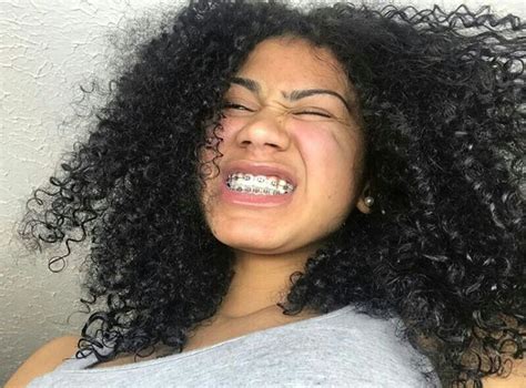 Pinterest Fam0usc Brace Face Natural Hair Styles Curly Hair Styles