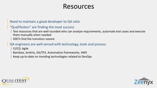 Webinar DevOps Challenges Facing QA PPT
