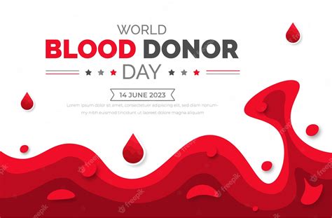 Premium Vector World Blood Donor Day Background Or Banner Design
