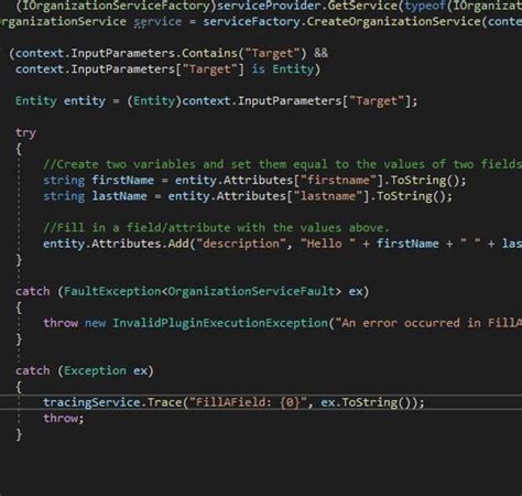 Concatenate Two Fields Into A 3rd Field Using Dynamics 365 Plugin