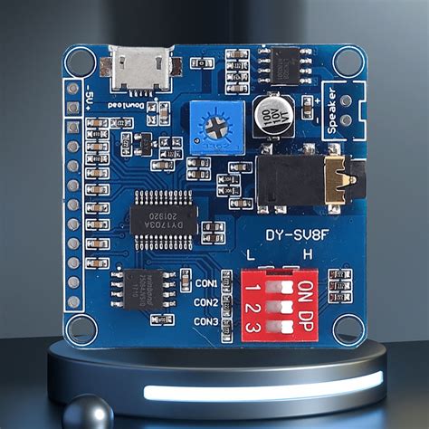 Placa Amplificadora Dy Sv8f Clase D 5w Mini Reproductor De Música Mp3 8m Para Tarjeta Sd Tf