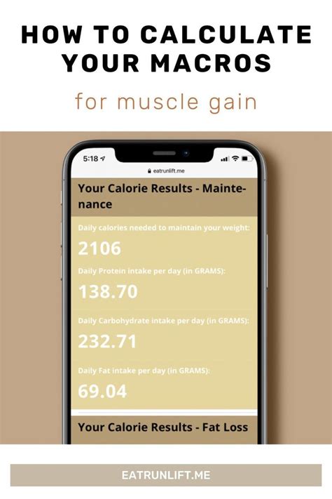 How To Calculate Your Macros For Muscle Gain Calorie Intake Calorie