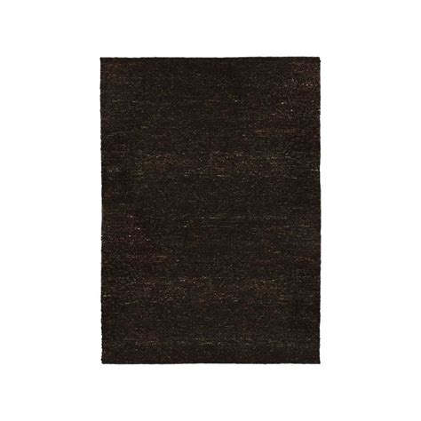 tapis à poils ras alice l 240 x w 180 cm brun