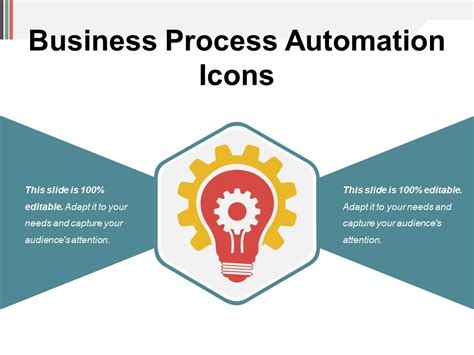 Business Process Automation Icons Powerpoint Shapes Powerpoint Slide