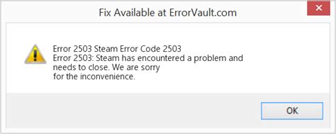 How To Fix Error Steam Error Code Error Steam Has Encountered A Problem And