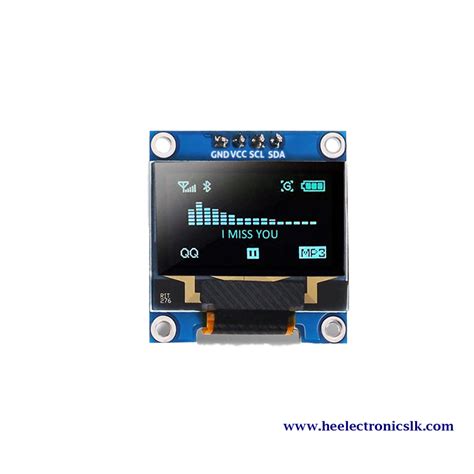128x64 oled display module blue i2c iic 1 3 hande electronics