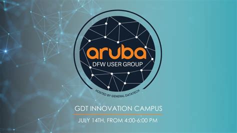 Gdt General Datatech On Linkedin Arubausergroup Gdt Seminar