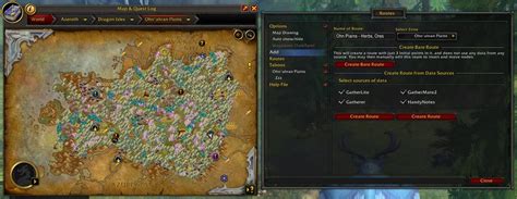 Help Routes Unable To Use Gathermate2 Data Somehow Rwowui