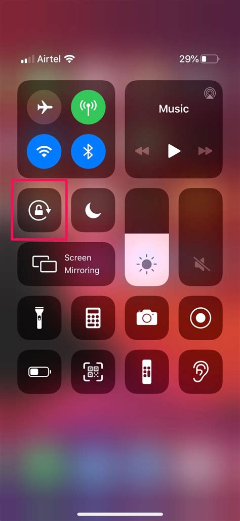 how to lock screen orientation on iphone and ipad with ios 17 ipados 17