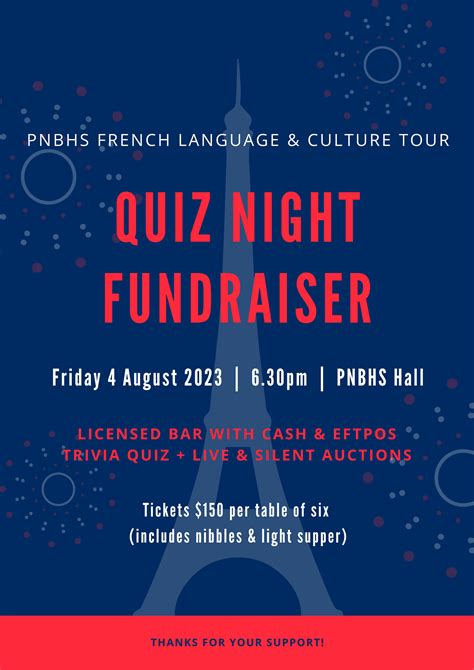 The Big Pnbhs Quiz Night Is Coming Up