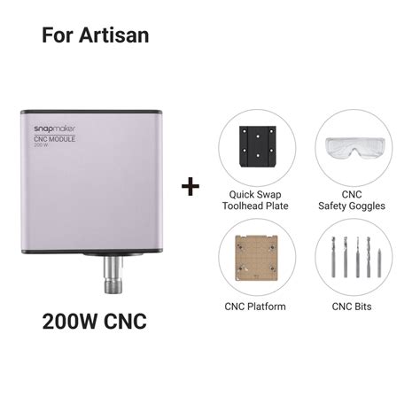 Snapmaker 200w Cnc Module Bundle Snapmaker Us