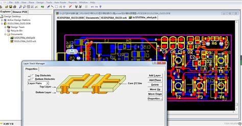 基于安全mcu oled显示屏密码认证u盾protel设计硬件（原理图 pcb）ddb工程文件 oled mcu csdn博客