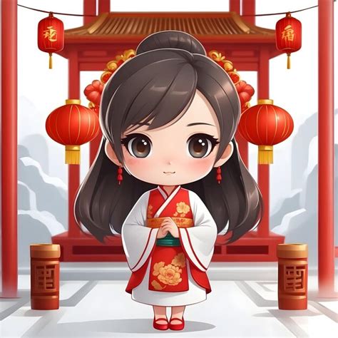 Premium Photo Chinese New Year Cartoon Festive Lunar New Year