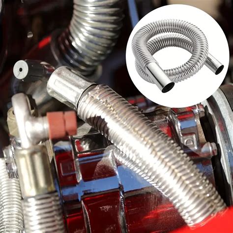 배기 호스 발전기 배기 호스 자동차 스테인레스 스틸 배기 파이프 2개의 클램프가 있는 배기 호스 연료 탱크 Temu Republic Of Korea