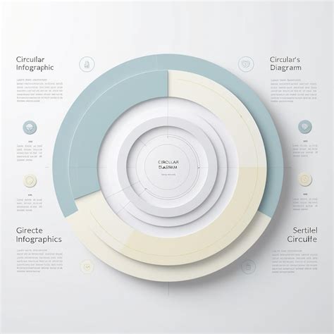 Flat Circular Diagram Infographic Premium Ai Generated Image