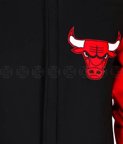 Chicago Bulls Logo Black Varsity Jacket TLC