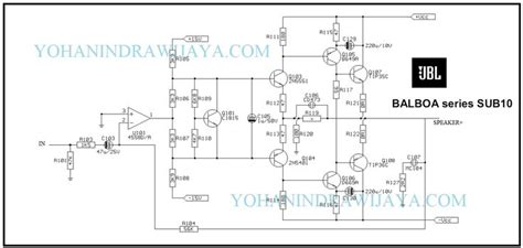 JBL BALBOA SUB10 POWER SECTION Yohan From Indonesia Subwoofer Amplifier Electronic Circuit