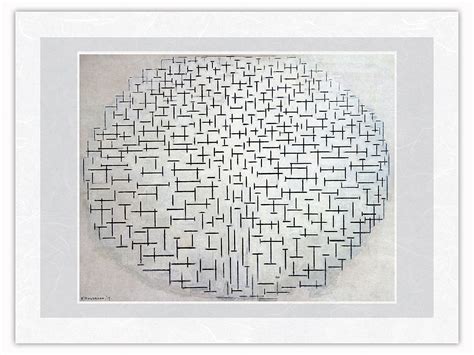 Composition No Pier And Ocean From An Original Color Painting By Piet Mondrian C