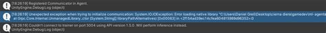 Couldnt Connect To Trainer On Port 5004 Using Api Version 150 Will