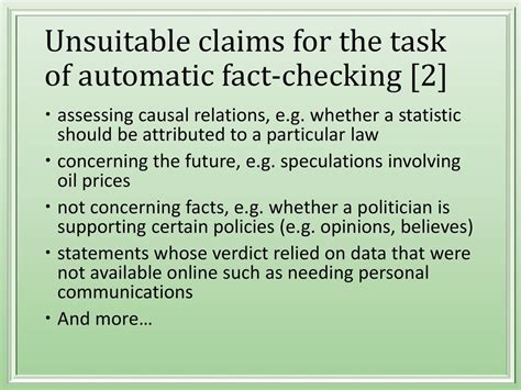 Review On Fact Checking And Automatic Fact Checking Systems Ppt Download