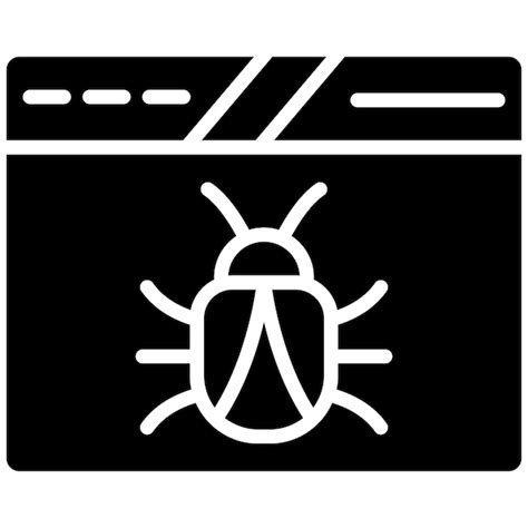 Premium Vector Website Bug Vector Illustration Style