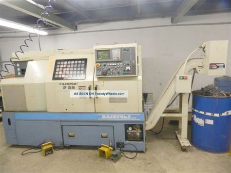Dainichi F25 Cnc Turning Center Lathe Fanuc 18t 10 3 Jaw Chip